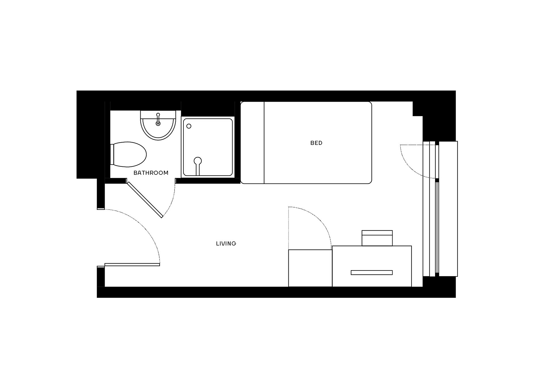 Classic Ensuite | 1 Bed Apartment | Canvas Point Campus